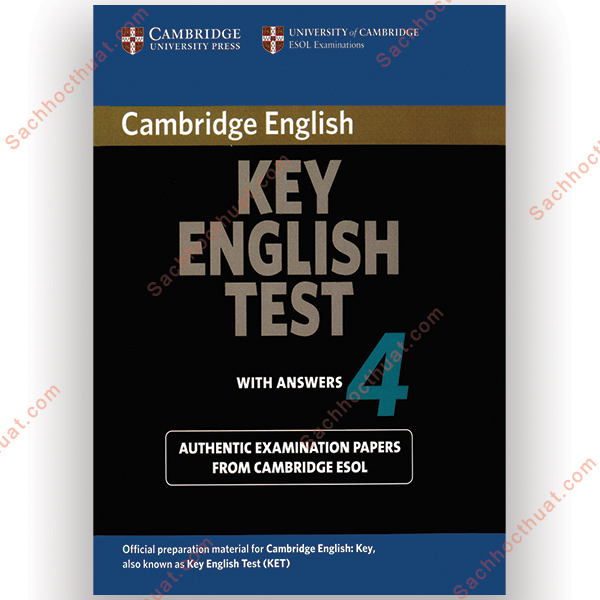 Cambridge Key English Test (Ket) 4 With Answers