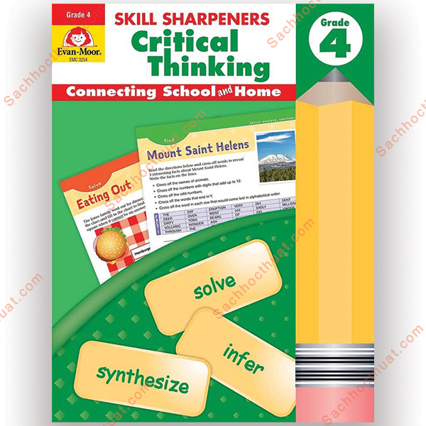 Critical Thinking: Grade 4 – Evan Moor’S Skill Sharpensers
