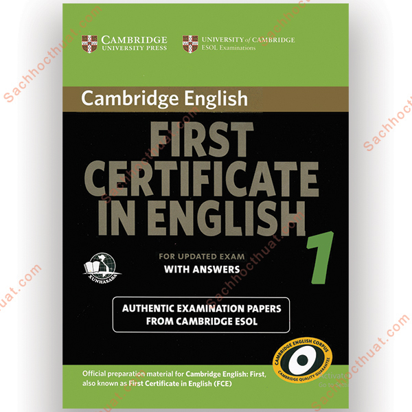 First Certificate in English Test 1