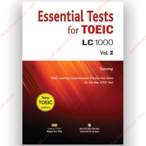 (Vol 2) Essential Tests For Toeic Lc 1000