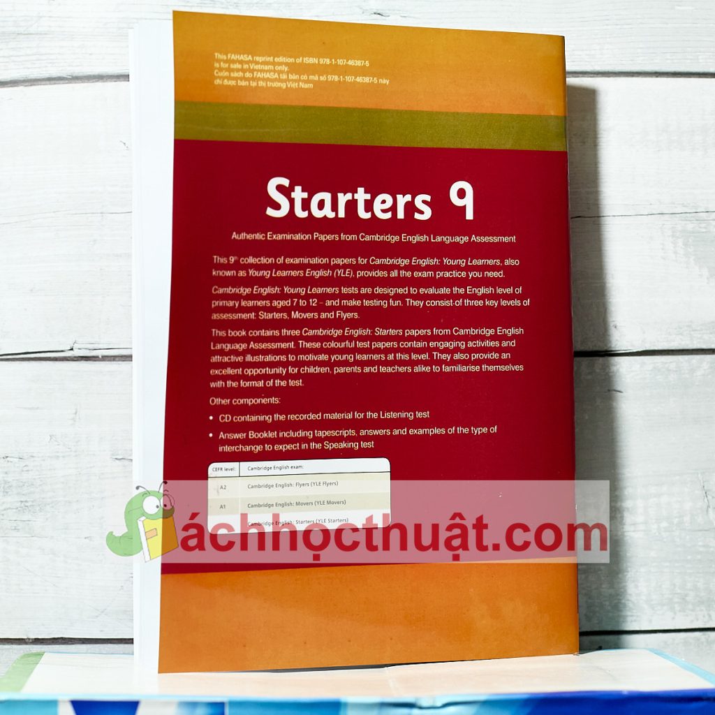 Cambridge Young Learner English Test Starters 9