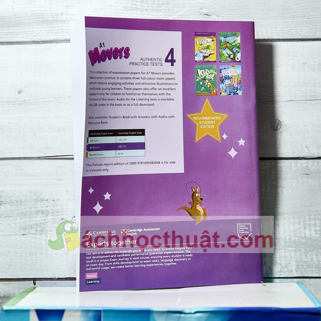 Cambridge English Movers 4 Student’s Book: Authentic Examination Papers ...